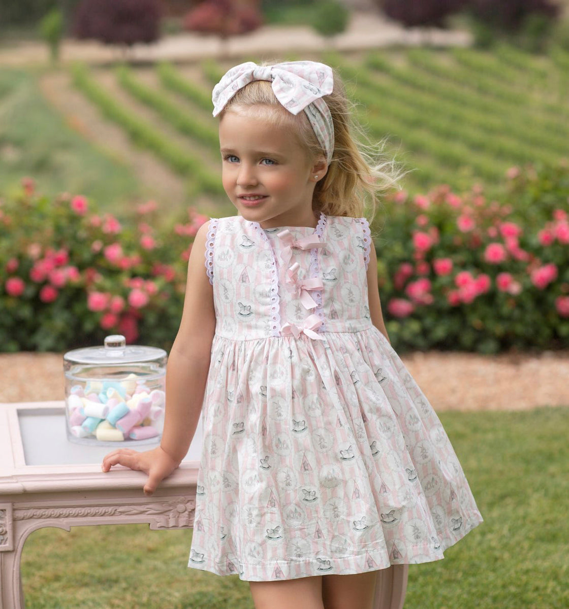 MI LOVES Beautiful Girls dress with Bows details